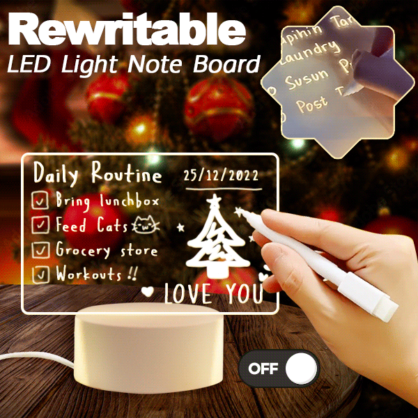 Rewritable LED Light Drawing Board – huiselijkekeuze